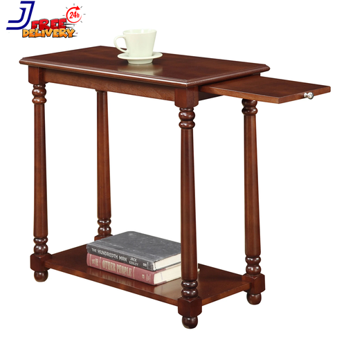 Small Narrow Chair Side End Table Accent For Living Room Office ...