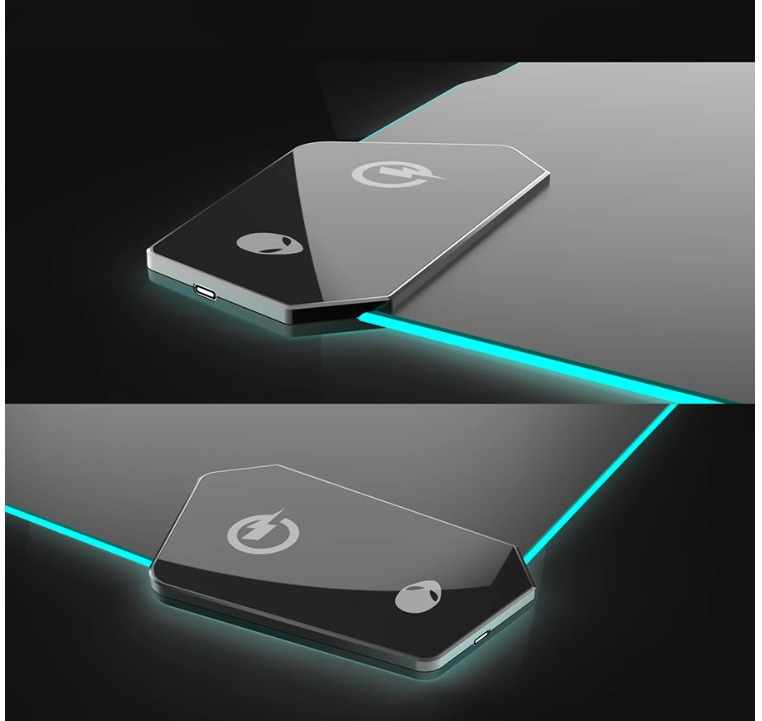 Alienware 15W Qi Wireless Charging RGB Gaming Computer Keyboard Pad ...