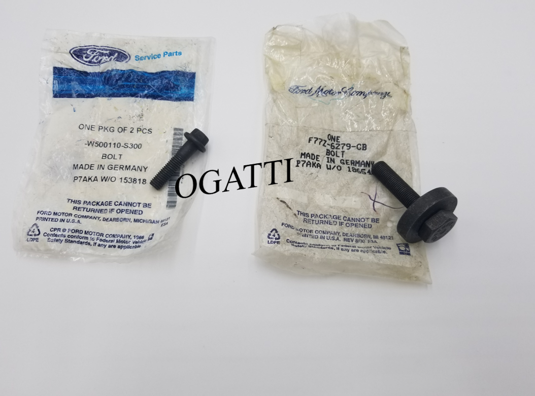 KIT-2 PIECES NEW FORD OEM CASSETTE LH BOLTS KIT FORD 4.0L V6 SOHC F77Z ...