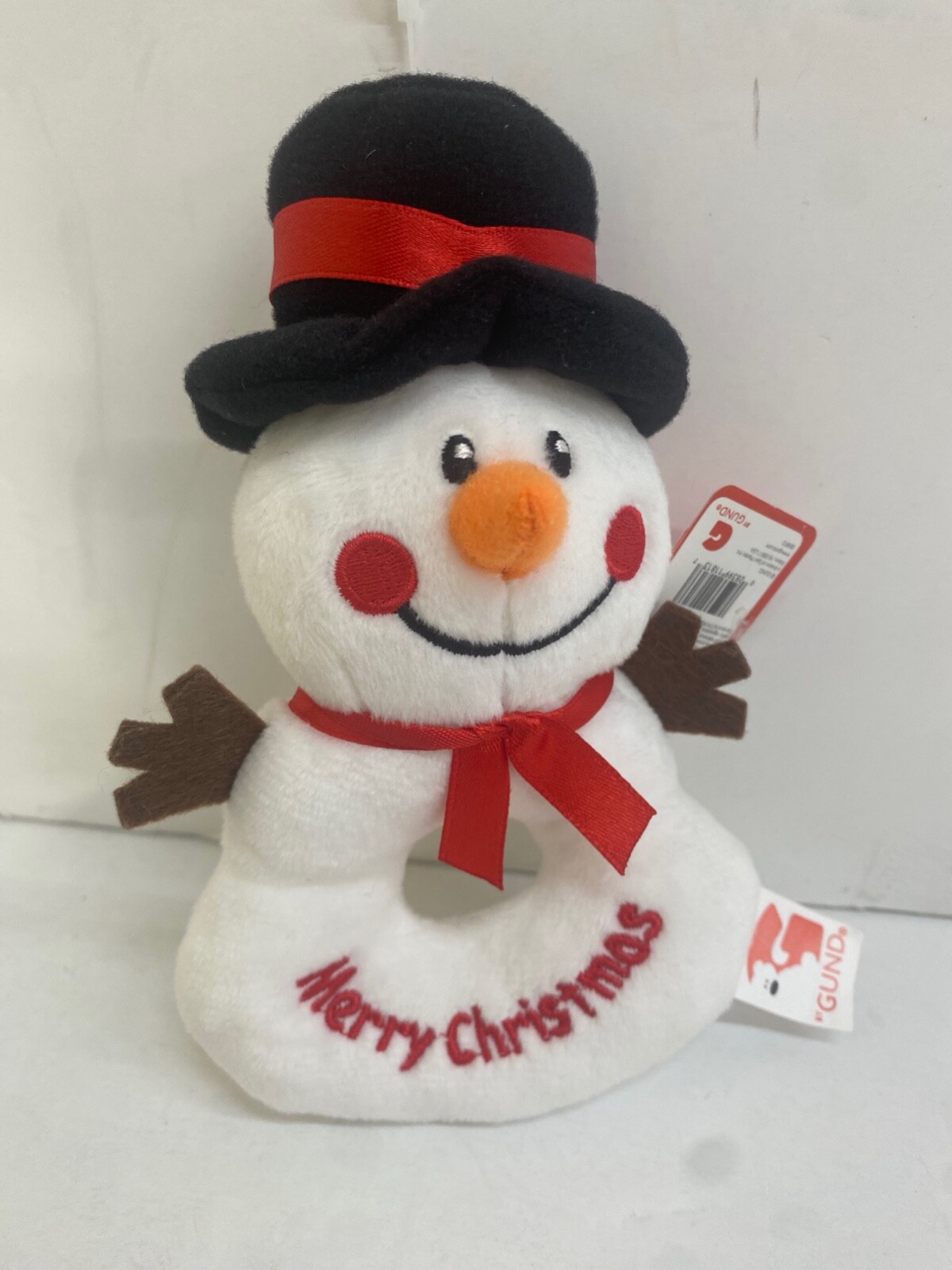 GUND Merry Christmas Gingerbread Plush Rattle Soft Baby Holiday for ...