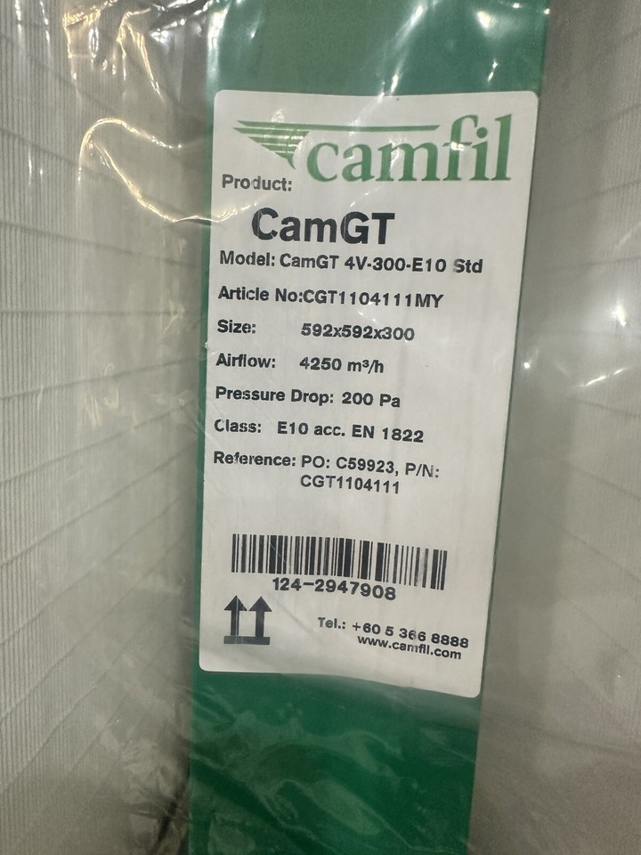 Camfil CamGT 4V-300 Turbine Air Intake Filter For Fuel Filtration NEW ...
