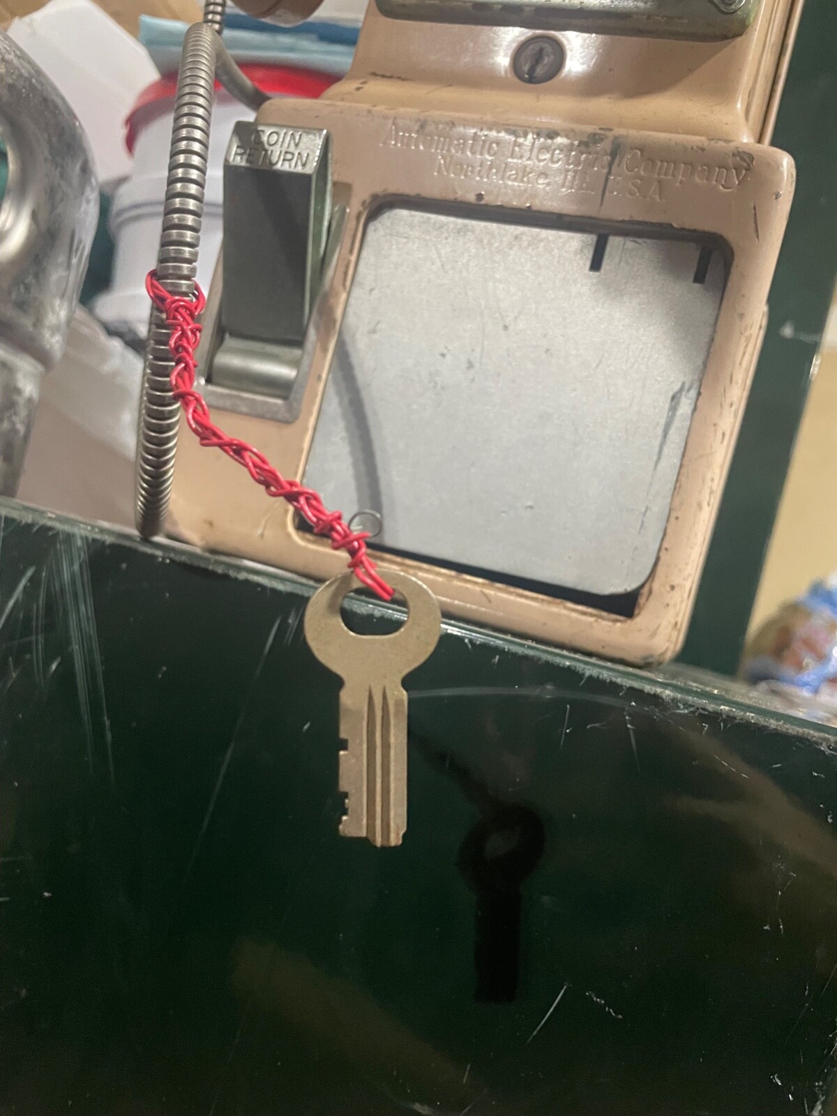 1950s Vintage Rotary Dia lAutomatic Electric Payphone - 3 Coin Slot | eBay