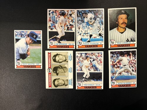 1980 Topps New York Yankees Lot of 7 | eBay