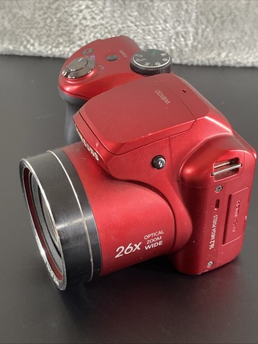 Samsung WB100 Red Digital Camera 26x Zoom 16.2 Megapixels - TESTED ...