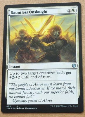 MTG Dauntless Onslaught Jumpstart 99 Regular Uncommon | eBay