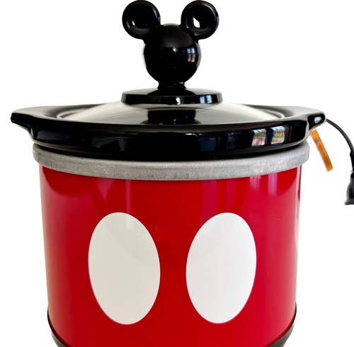 Disney Mickey Mouse Mini Slow Cooker Crock Pot Open Box 20 Oz Unused SS ...