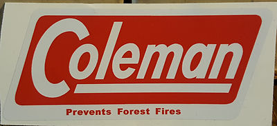 ONE (1) NEW COLEMAN REPLACEMENT STICKER LABEL DECAL CANADIAN 4M STOVE ...