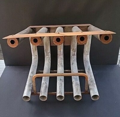 5 Tube Fireplace Grate Heat Exchanger (blower fan not included) | eBay