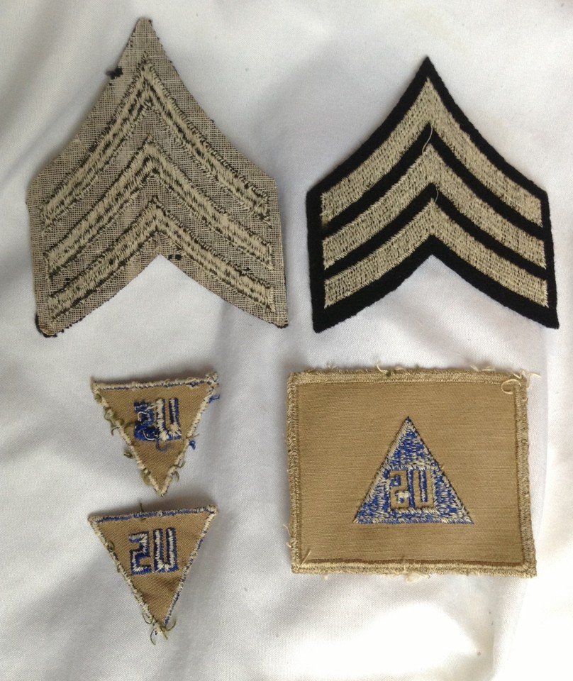 lot of 5 WW11 Period U.S. Military Reporters IKE Jacket Insignias | eBay