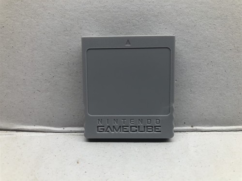 Official Nintendo GameCube Gray Memory Card (DOL-008) 59 Blocks Genuine ...