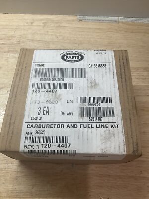Genuine OEM Toro 120-4407 Carburetor & Fuel Line Kit New Old Stock | eBay