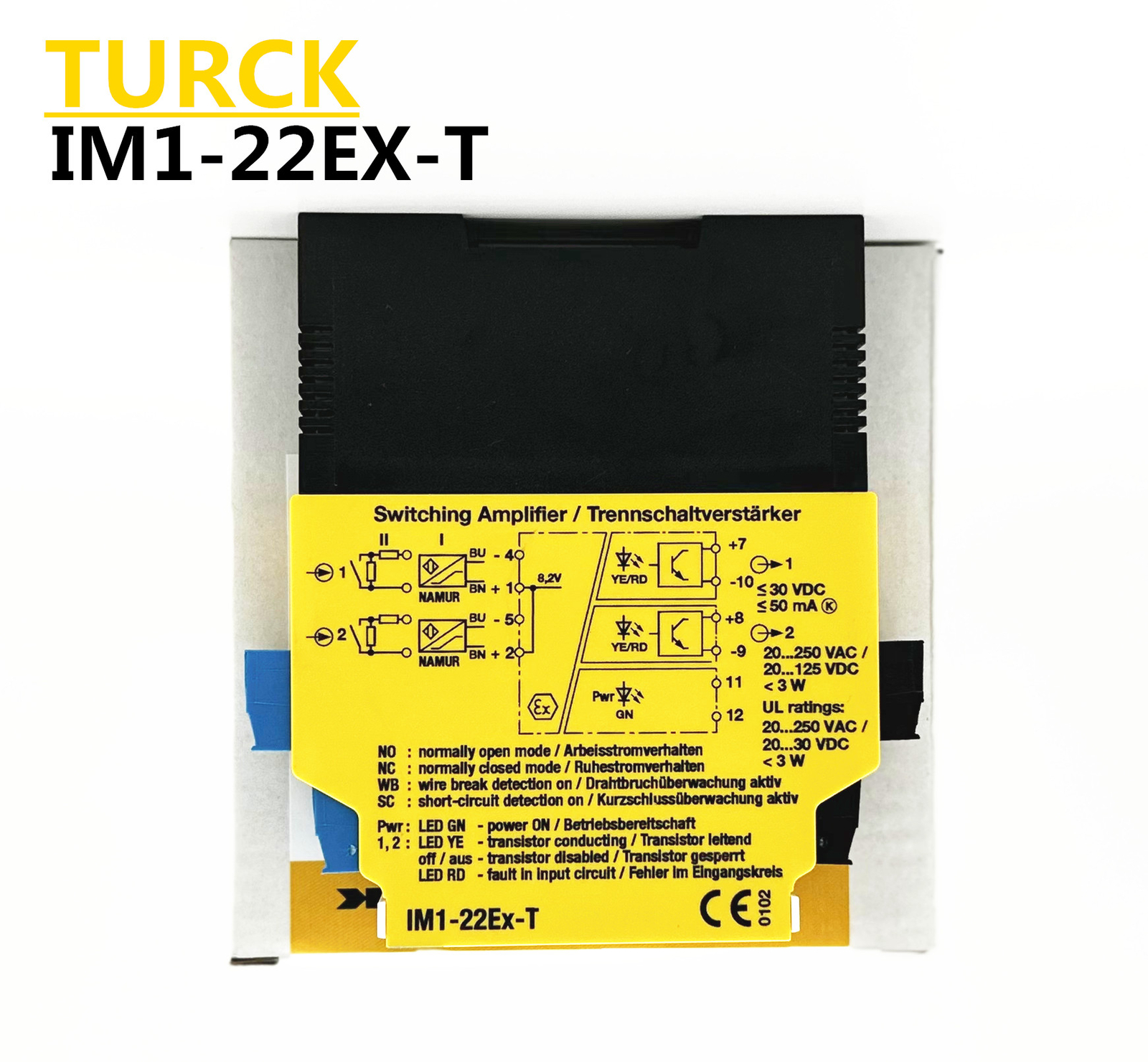 1pcs TURCK Safety Isolation Switching Amplifier IM1-22EX-T 7541232 | eBay