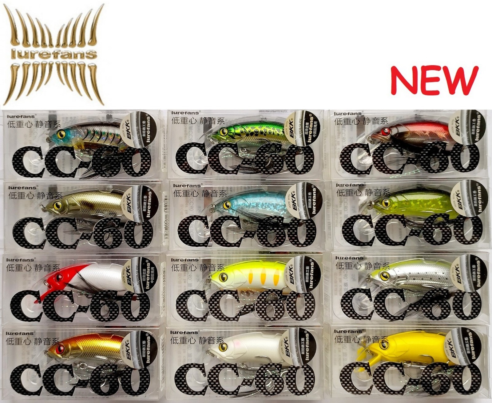 Lurefans Cc- 60S Wobbler, Fishing, Bait, Hetchtköder, Predators ...