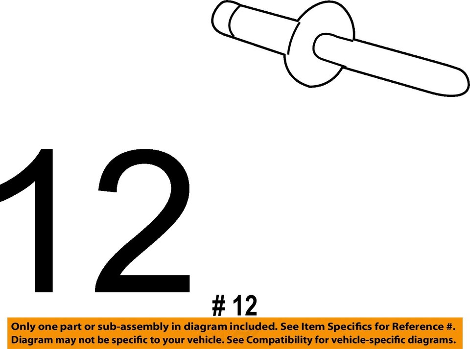 GM OEM 14-23 Corvette Roof Roof Components-Rear Bracket Rivet 9418420 ...