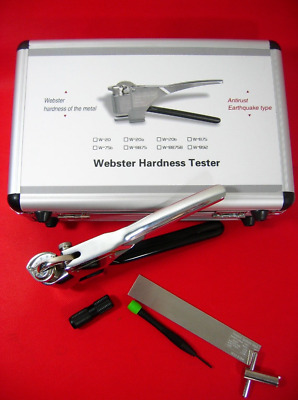 New W-20 Webster Hardness tester for Aluminum Alloy Metal Durometer 0.6 ...