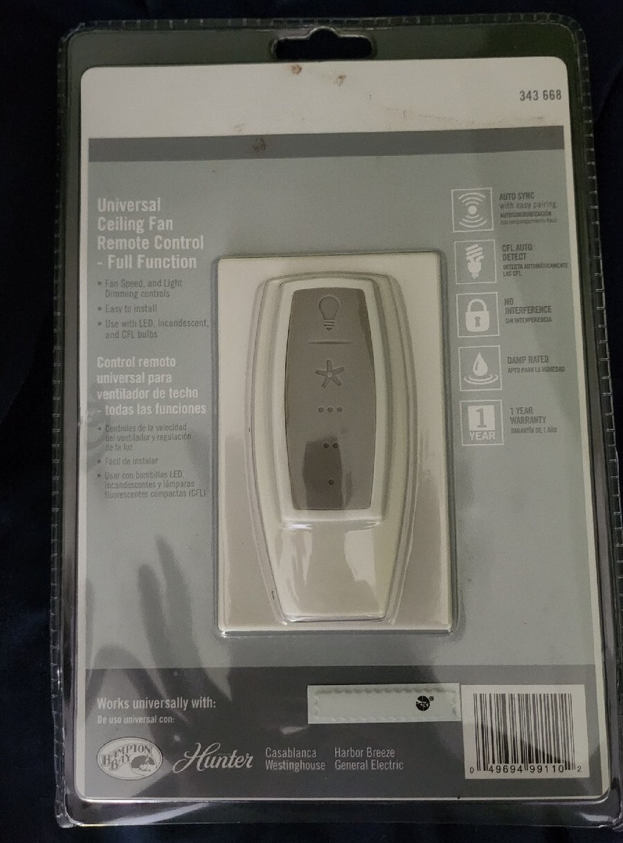 How To Sync Hampton Bay Ceiling Fan Remote | Shelly Lighting