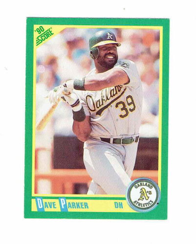 Dave Parker Oakland Athletics #39 DH #135 Score 1990 Baseball Card | eBay