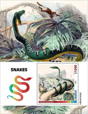 2025 03 - LIBERIA - SNAKES II 1V complet set MNH ** | eBay