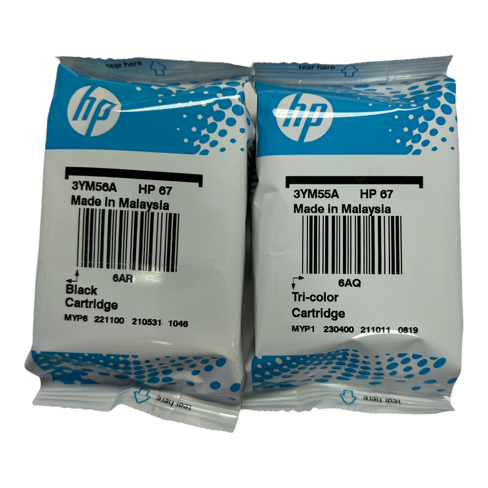 Genuine HP 67 Ink Cartridge Combo for HP 2752 4152 6052 6455 printer | eBay
