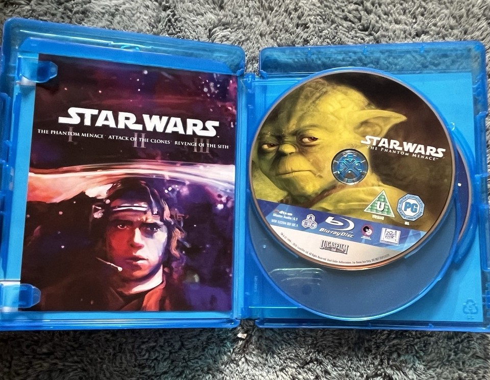 Star Wars Prequel Trilogy Blu-Ray Box Set PAL I II III | eBay UK