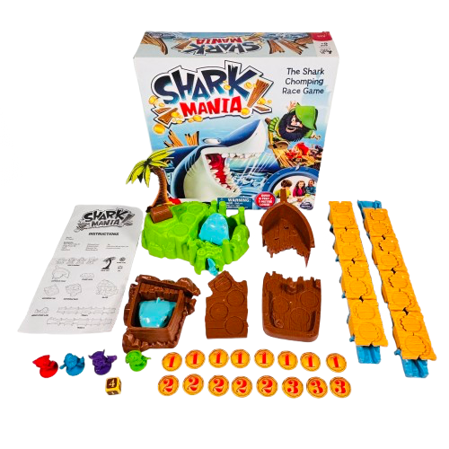 Shark Mania Game By Spin Master 2014 Discontinued 100% Complete | eBay