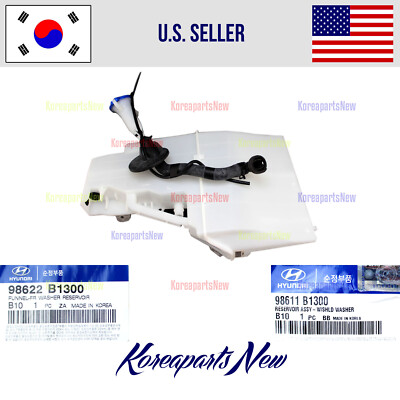 Washer Windshield Fluid-Reservoir + Funnel 2ps ⭐OEM⭐ Genesis Sedan G80 ...