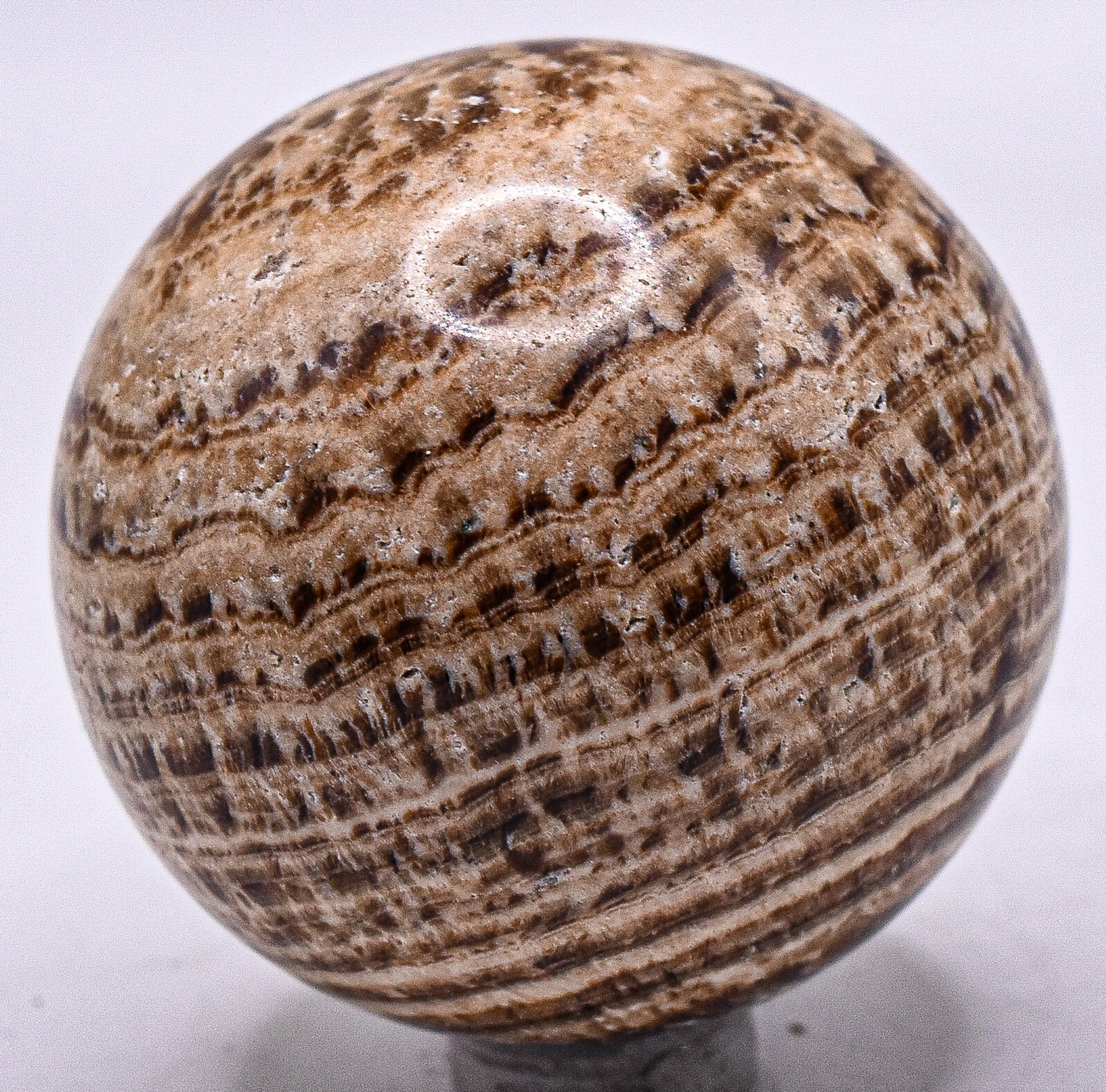 2" Banded Aragonite Sphere Polished Natural Gemstone Crystal Mineral ...