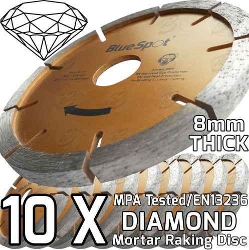 10 Mortar Raking Disc 41/2" 115mm Diamond Mortar Raking Blade Angle ...
