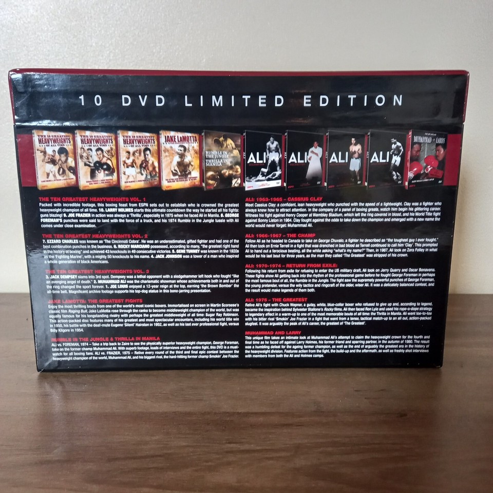 The Complete Boxing Collection 10 DVD Limited Edition Box set 16 Hours ...