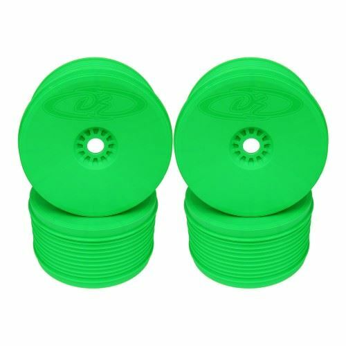 DE Racing - Speedline Plus 1/8 Truggy Wheels, Green (4 Pack) | eBay