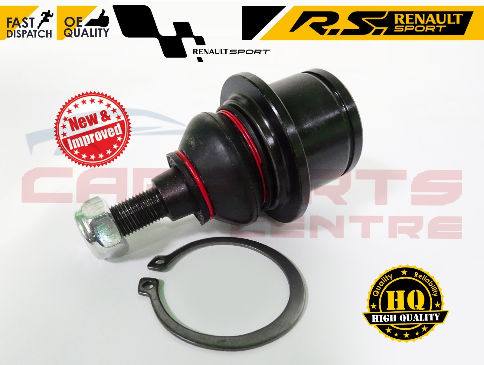 FOR RENAULT CLIO 197 200 MEGANE MK3 RS SPORT TOP AND BOTTOM HUB BALL ...