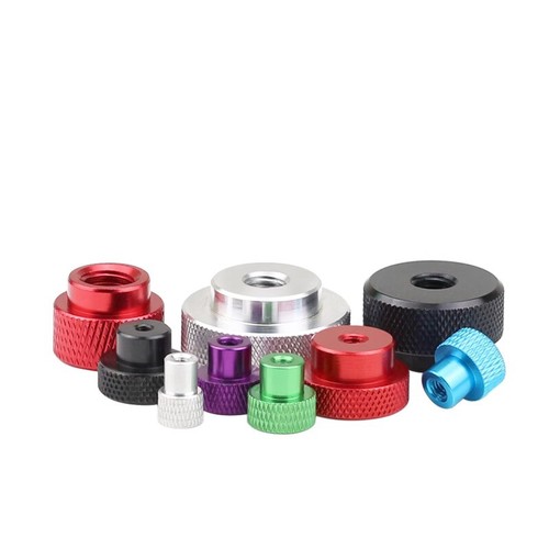 M5 M6-M10 Aluminum Alloy Knurled Thumb Nut Through Hole Hand Step Nuts ...