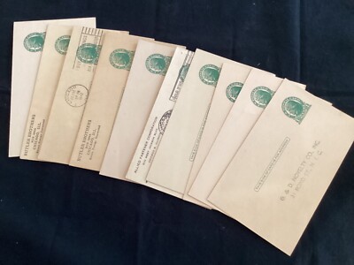 10 Old Post Cards with green One Cent Postage | eBay