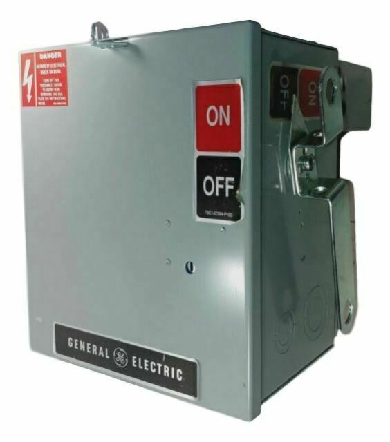 GE FVK363R 100 Amp Fused Bus Plug Disconnect Switch 600 VAC 3 Phase for ...