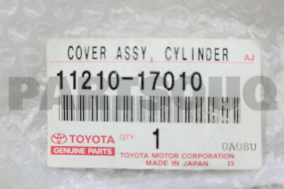 1121017010 Genuine Toyota COVER SUB-ASSY, CYLINDER HEAD 11210-17010 | eBay