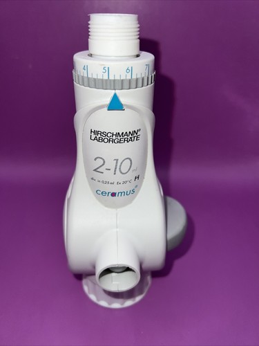Hirschmann Laborgerate 2-10ml Ceramus Dispenser, damaged as pictured | eBay