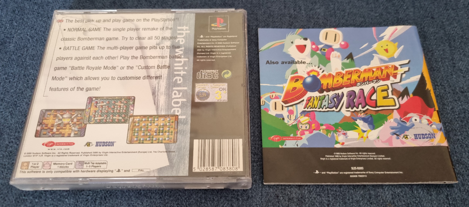 Sony Playstation 1 PS1 Game Bomberman Boxed with Manual | eBay UK