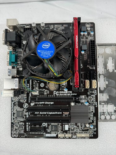 Gigabyte GA-H81M-S2PV Motherboard w/ Intel I3-4170, 4GB RAM, I/O Shield ...