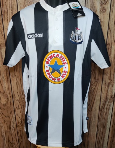 Newcastle United FC Home Retro Soccer Football Shirt Jersey Kit New ...