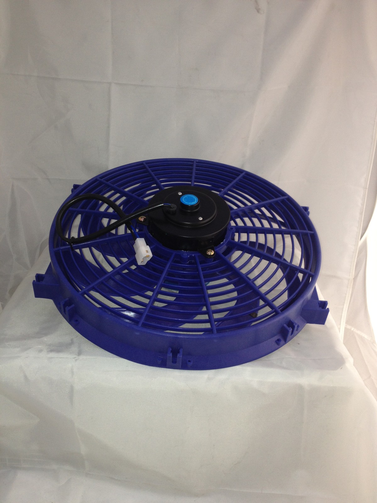 Thermo Electric Fan 14" 250W 12v free mount kit BLUE FAN FREE SHIPPING ...