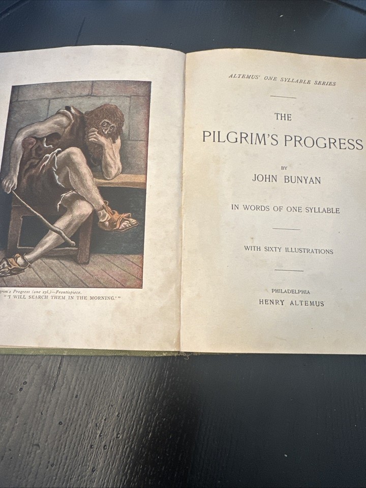 THE PILGRIM'S PROGRESS IN WORDS OF ONE SYLLABLE with Illustrations 1900 ...