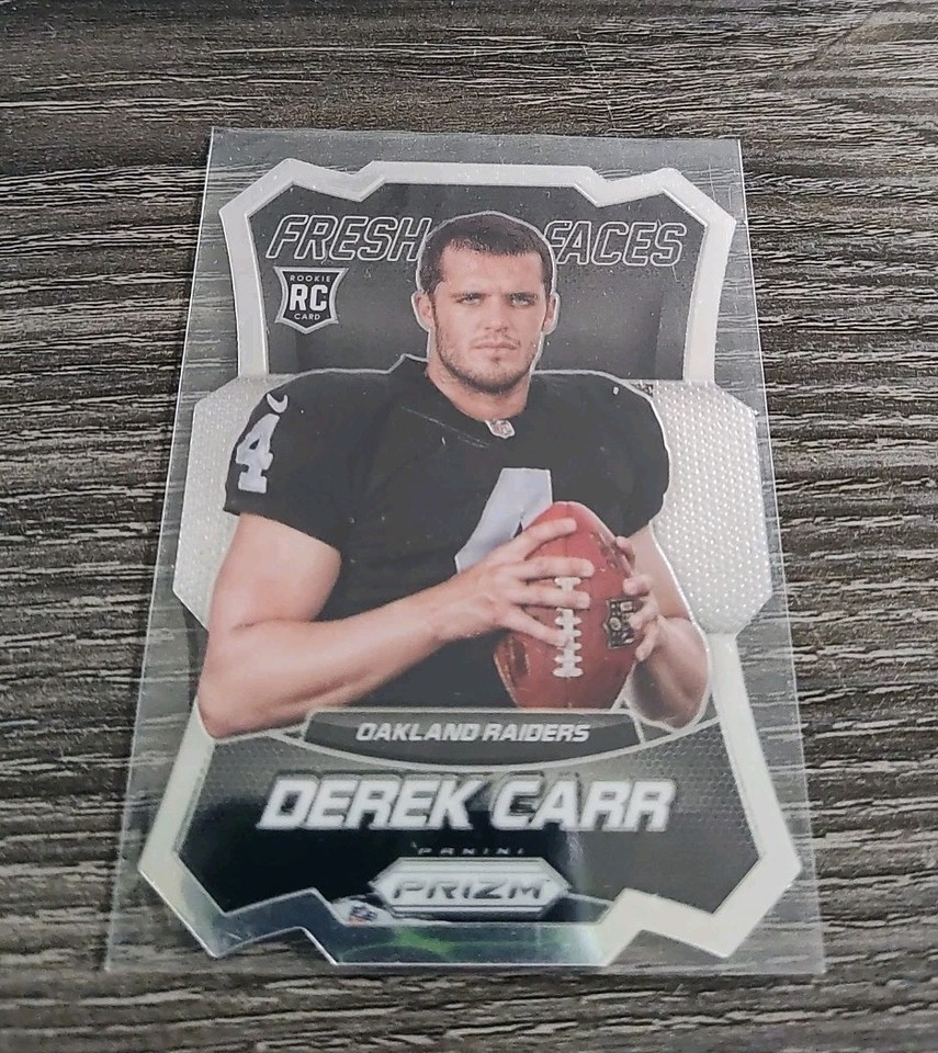 DEREK CARR ROOKIE SILVER | FRESH FACES | Panini Prizm - #FF7 (RC) | eBay