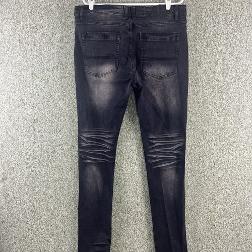 Switch Remarkable Jeans Mens 38X34 Black Slim Taper Fit Casual Stage ...