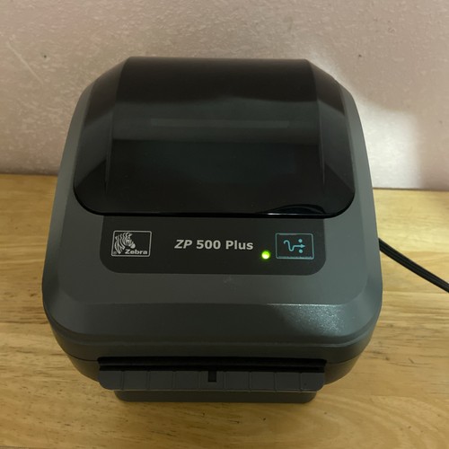Zebra ZP 500 PLUS Direct Thermal Label Printer ZP500-0103-0018 Power ...