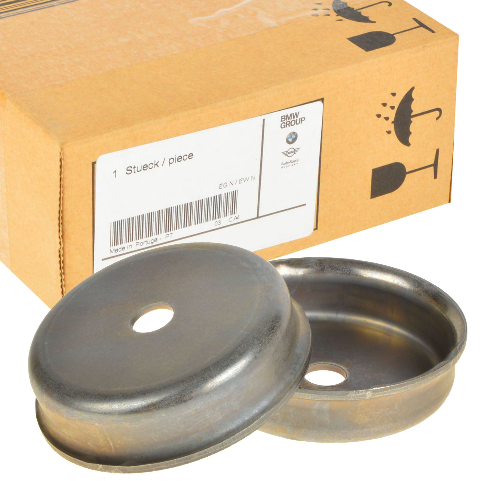 2x ORIGINAL BMW 33526764418 Stütztopf Federteller Hinten für E81 E87 ...