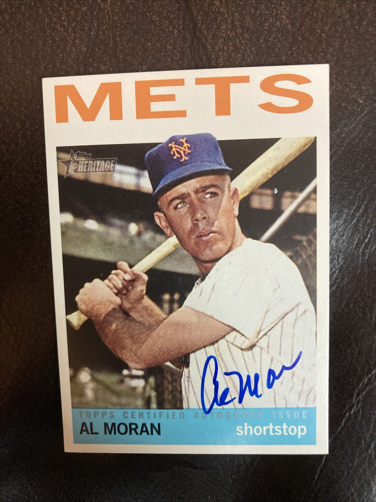 AL MORAN 2013 TOPPS HERITAGE REAL ONE AUTOGRAPH AUTO- NY METS SS!! | eBay