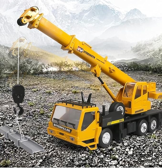 RC Crane Construction Tractor Remote Control Large Crane Truck | eBay