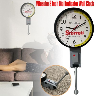8 In Dial Indicator Wall Clock,Creative Mechanical Clock Living Room ...