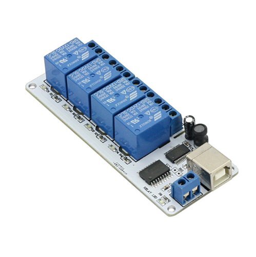 SainSmart USB 4 Channel DC 12V Relay Module Automation for Arduino ...