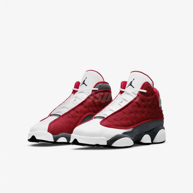 GS Brand New Air Jordan 13 Retro 'Gym Red Flint Grey' Sneaker [884129 ...